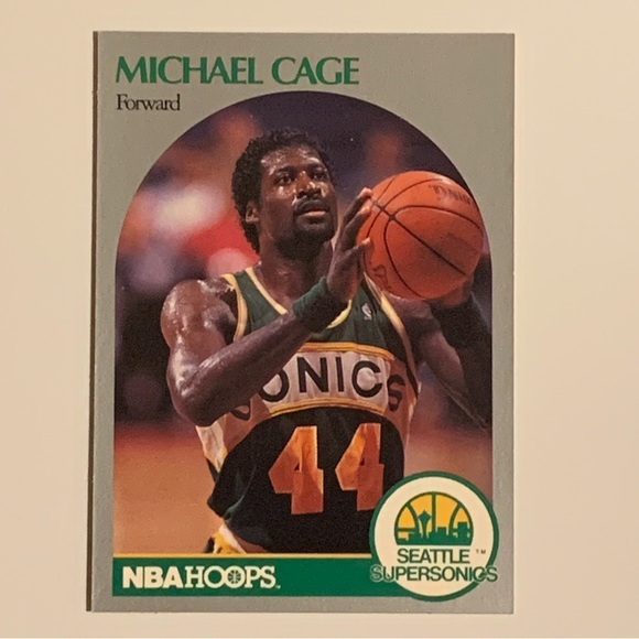 NBA HOOPS | Toys | 99 Nba Hoops Seattle Supersonics Michael Cage 275 ...